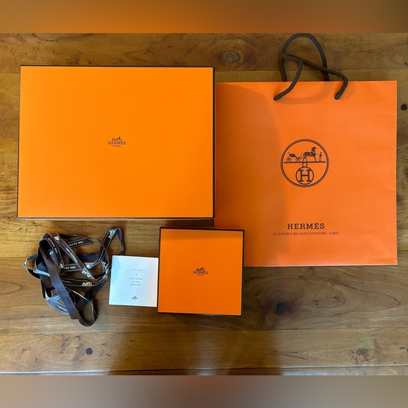 Hermes | Accessories | Hermes Empty Gift Storage Box Shopping Bag ...